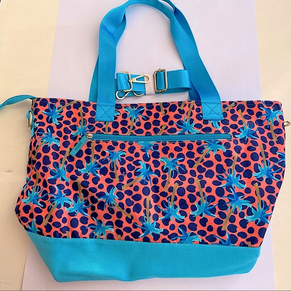 LuLaRoe | Bags | Rare Limited Edition Lularoe Cruise Palm And Leopard ...